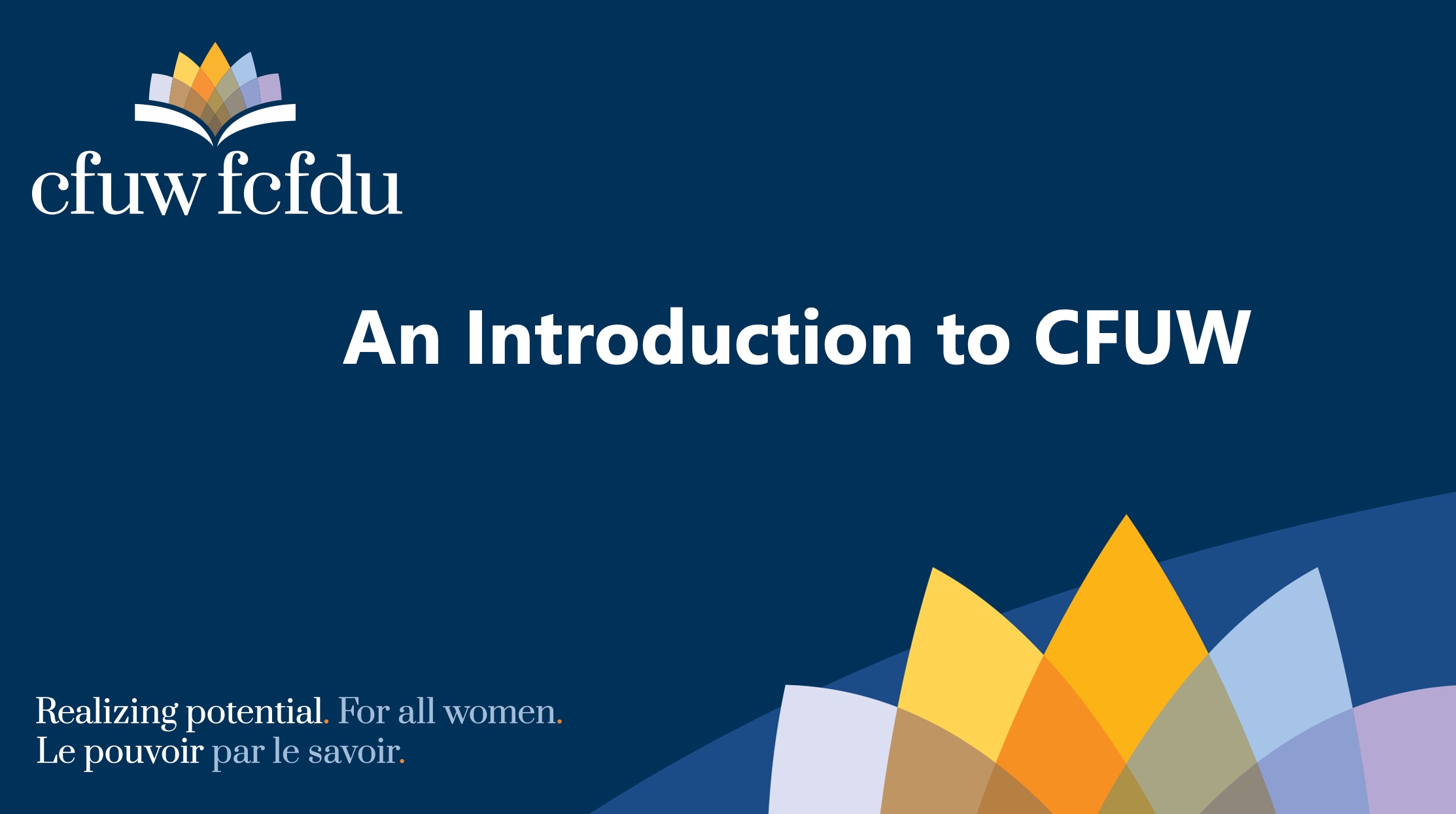An Introduction to CFUW – CFUW Milton & District